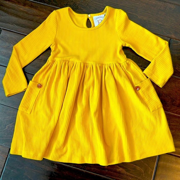 Swoon Baby | Dresses | Swoon Baby Mustard Yellow Long Sleeved Dress ...